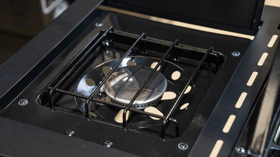Gasmate Quasar 4 Burner Trolley BBQ with Solid Hood & Side Burner – Joe ...