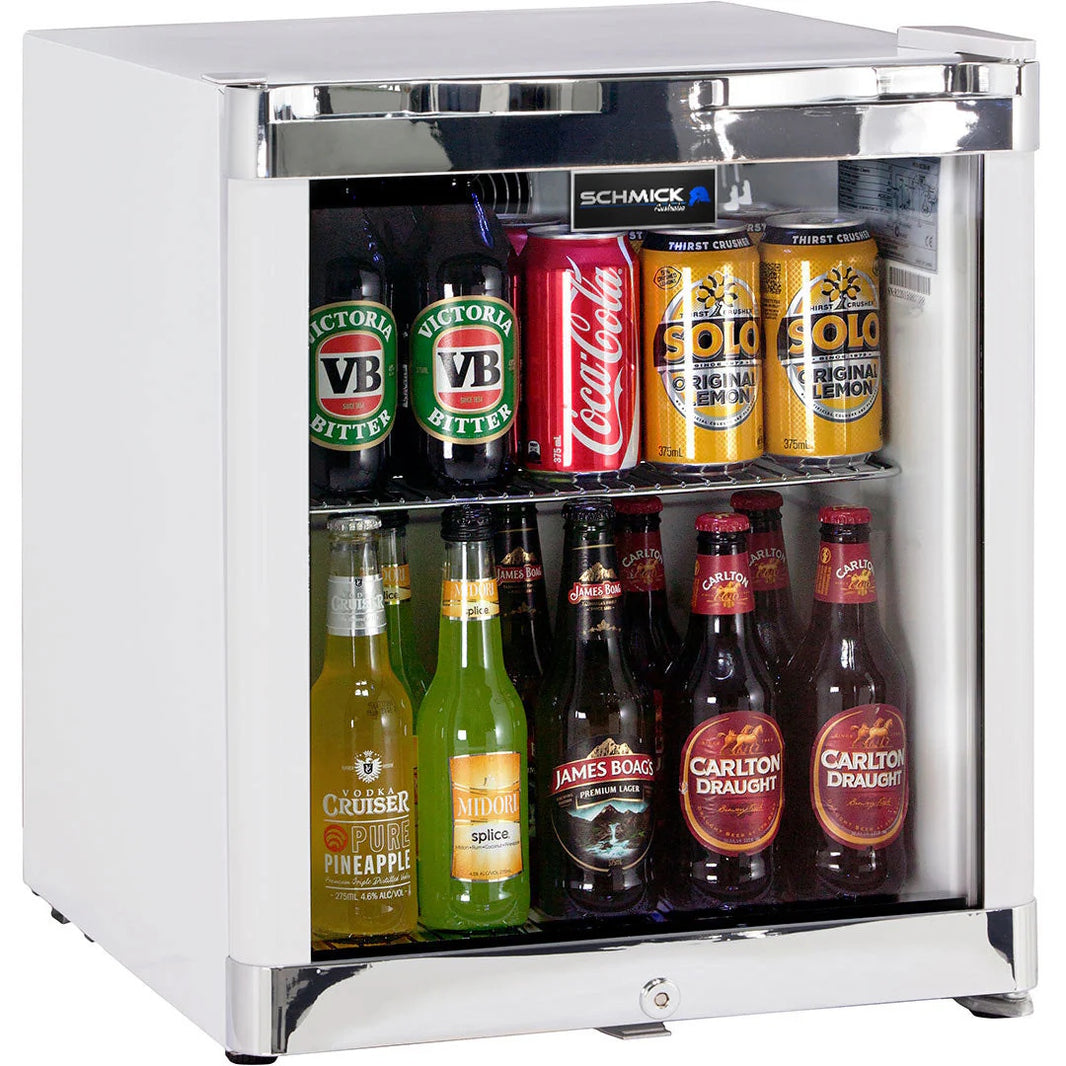 Schmick Glass Door Bar Fridge Tropical Mini 50 Litre - HUS-SC50W – Joe ...