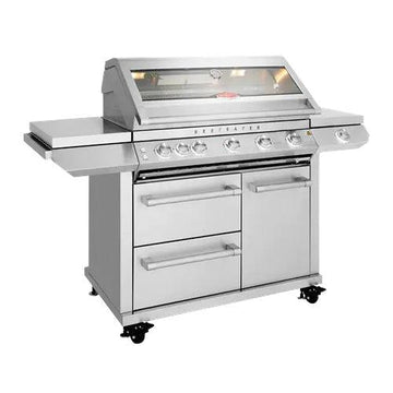 Beefeater 7000 Series Premium 5 Burner with Side Burner BBQ on Trolley ...