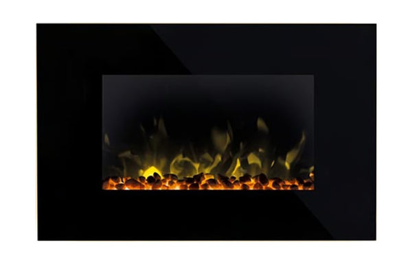 Dimplex Toluca Deluxe 2kW Optiflame LED Wall-Mounted Electric Fire ...