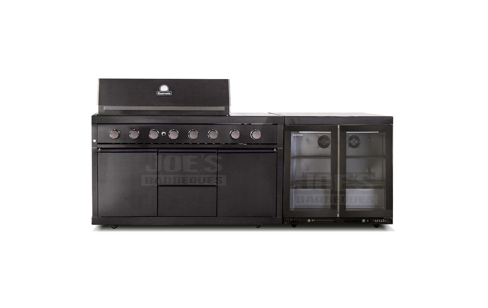 Gasmate Nova MK2 Graphite Outdoor Kitchen with 6 Burner BBQ and Double ...