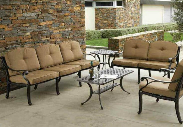 Melton Craft Nassau Two Seat Lounge with Cushion – Joe's BBQs
